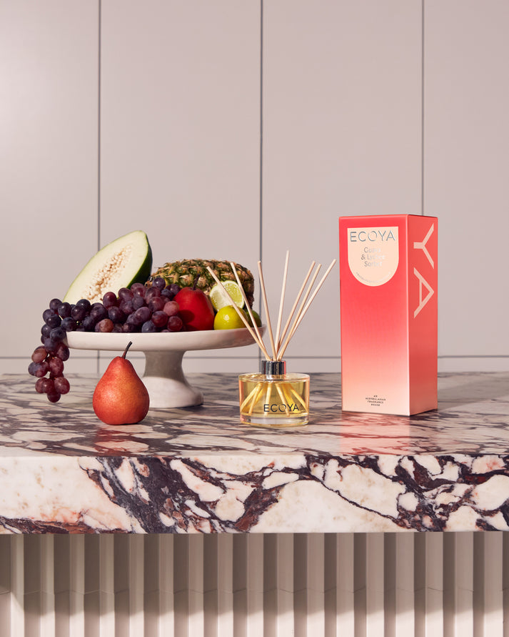 Buy Guava & Lychee Sorbet Reed Diffuser by ECOYA AU online - ECOYA Australia